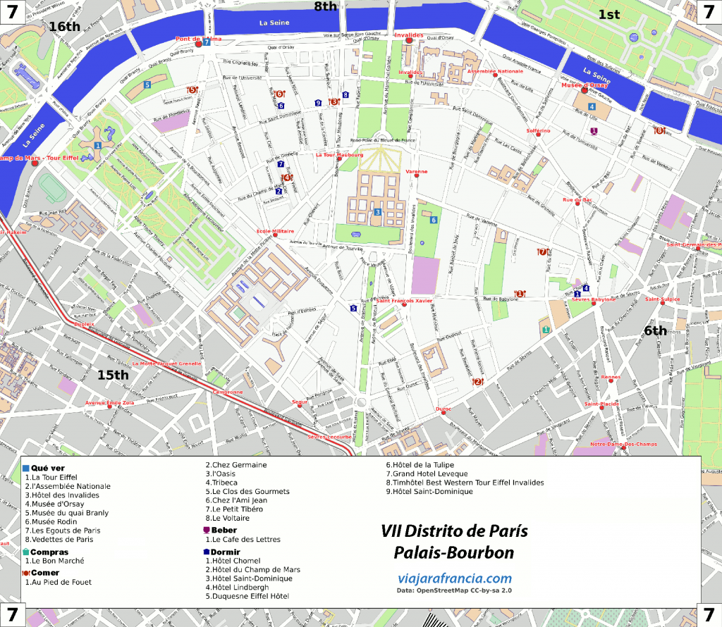 VII Distrito de París - Viajar a Francia