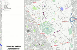 Distritos de París Etiqueta - Viajar a Francia